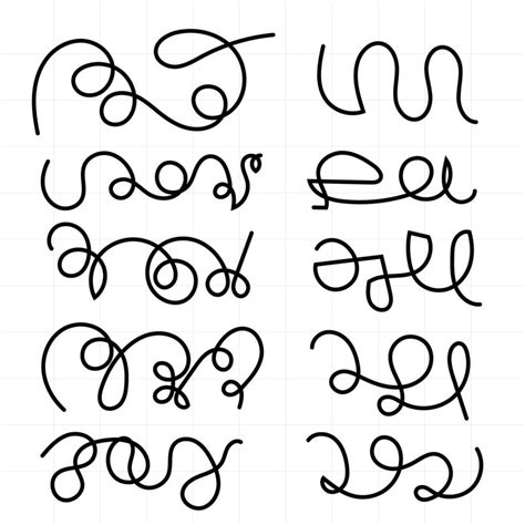 Vector Set Of Hand Drawn Lines And Dividers 38545807 Vector Art At Vecteezy