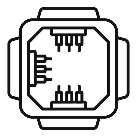 Premium Vector Electric Junction Box Icon Outline Vector Switch Power