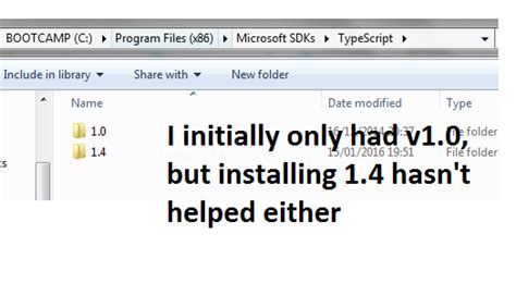 Angularjs Declaration Or Statement Expected Error When Setting Up Typescript 14 And