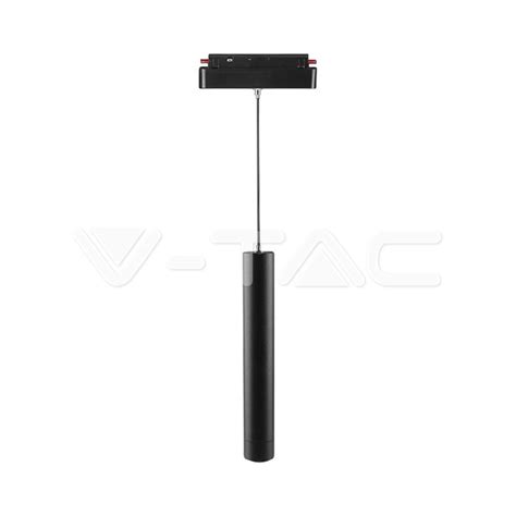 Led Magnetic Track Lights 8w Led Smart Hanging Pendant Light Black