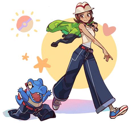 Totodile And Harmony Pokemon And 1 More Drawn By Guggy Guirgaleo