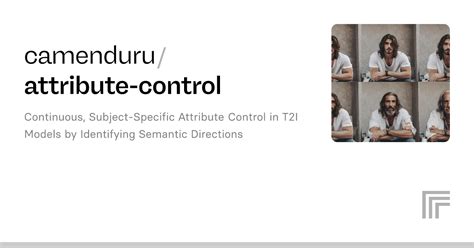 Camenduruattribute Control Run With An Api On Replicate