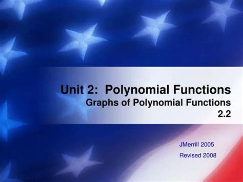 Ppt Unit Polynomial Functions Graphs Of Polynomial Functions Powerpoint Presentation
