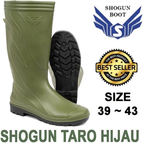 Jual SEPATU BOOT SHOGUN TARO HIJAU SEPATU SAFETY SEPATU KERJA Shopee Indonesia