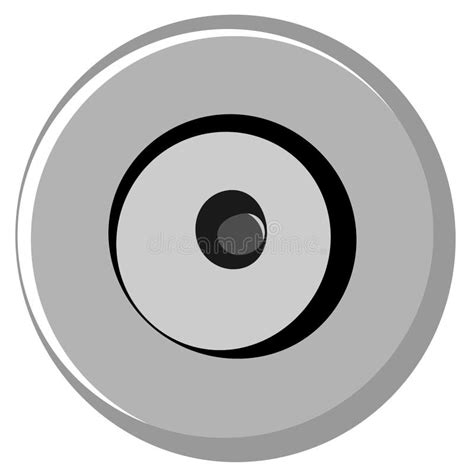 Random Grayscale Gray Concentric Circles Rings Abstract Geometric Design Elements Stock Vector