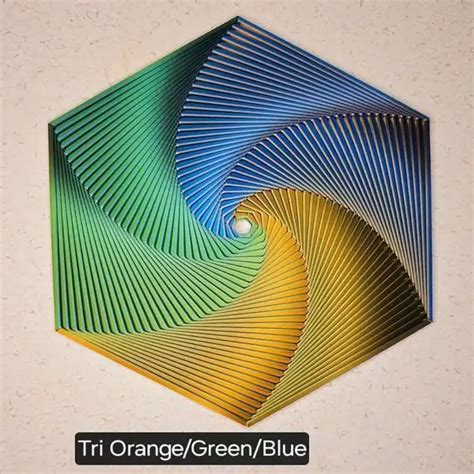 Fractal Fidget Hexagon 3d Printed Hexagon Fidget Toy Infinity Cube