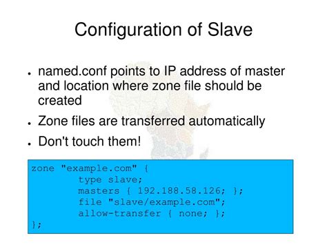 Ppt Dns Session 3 Configuration Of Authoritative Nameservice Powerpoint Presentation Id 799424