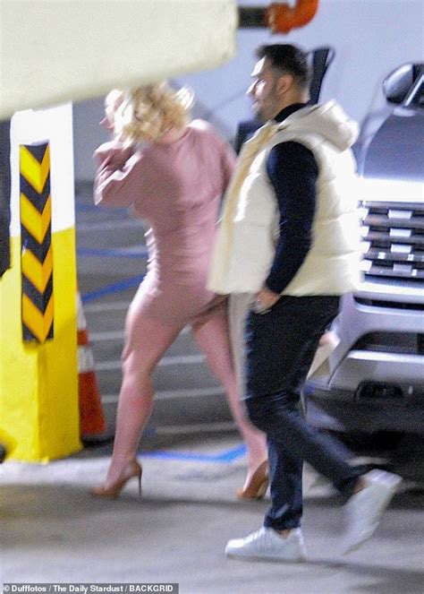 Britney Spears Puts Her Dance Honed Body On Display In Mini Dress For Dinner With Sam Asghari
