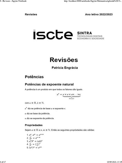 0 revisoes jupyter notebook pdf