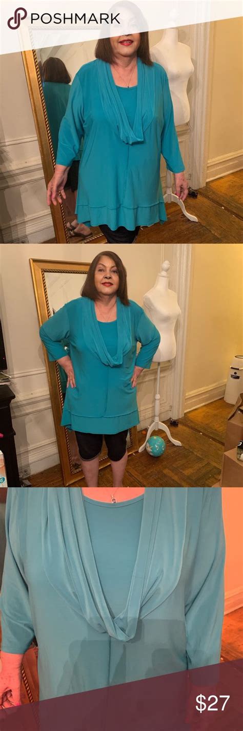 Plus Size Beautiful Blouse 3x Turquoiseteal Beautiful Blouses
