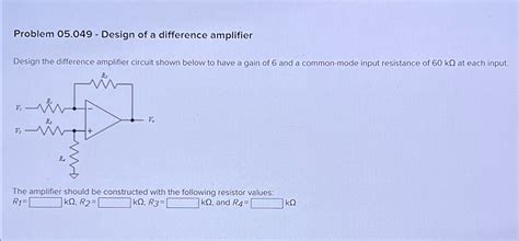Solved Problem 05 049 ﻿design Of A Difference