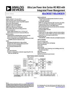 Ultra Low Power Arm Cortex M3 MCU With Integrated Power Ultra Low
