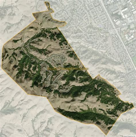Map Of Norris Canyon Cdp Thong Thai Real