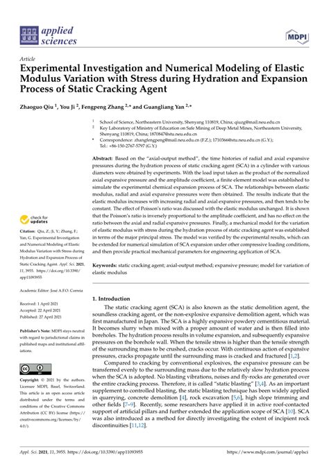 pdf experimental investigation and numerical modeling of elastic
