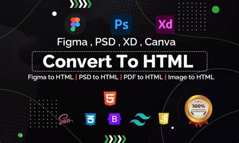 Convert Figmapsd To Html Css Bootstrap Responsive Website By