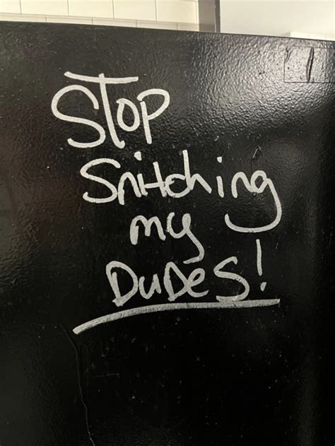 Stop Snitching On Tumblr