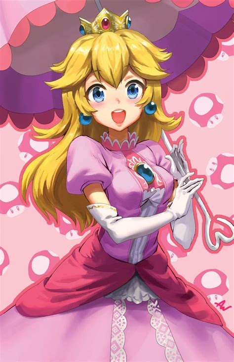 Princess Peach Super Mario Bros Art By Athenawyrm Super Mario