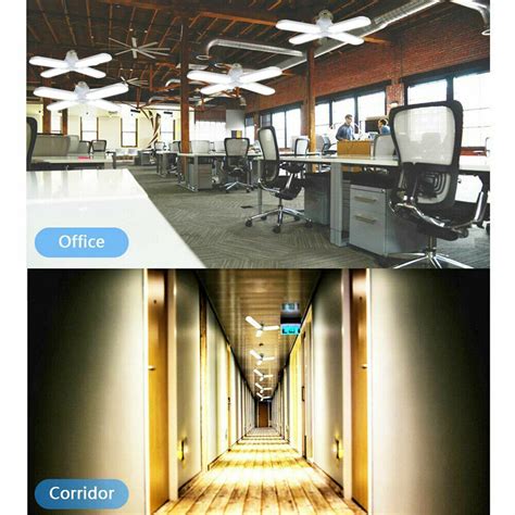 Led Garage Shop Work Lights Home Ceiling Fixture D Grandado