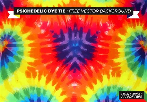 Psychedelic Dye Tie Free Vector Background Download Free Vector Art