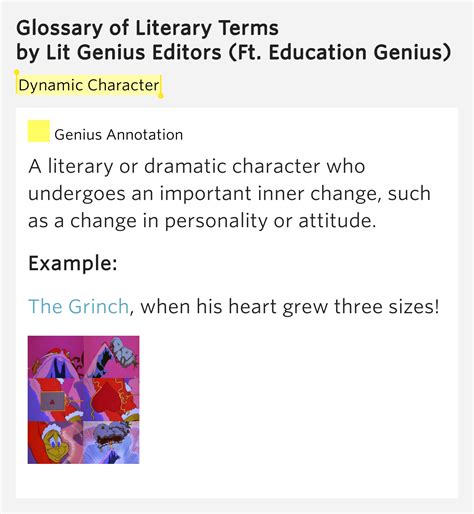 Dynamic Character Glossary Of Literary Terms