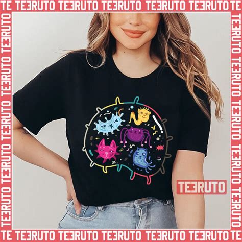Meowcrobiology Cute Cat Biologist Feline Unisex T Shirt Teeruto