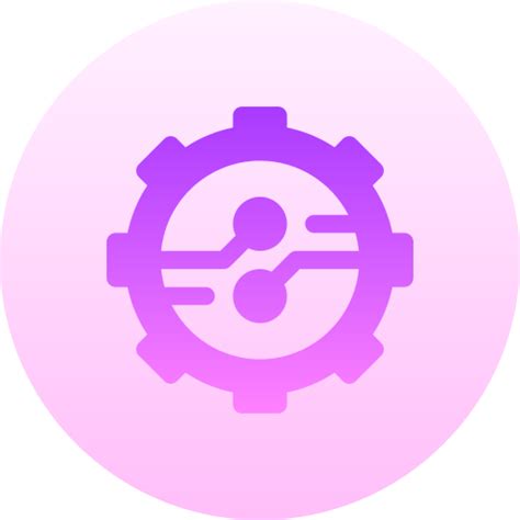 Icono De Ajustes Basic Gradient Circular