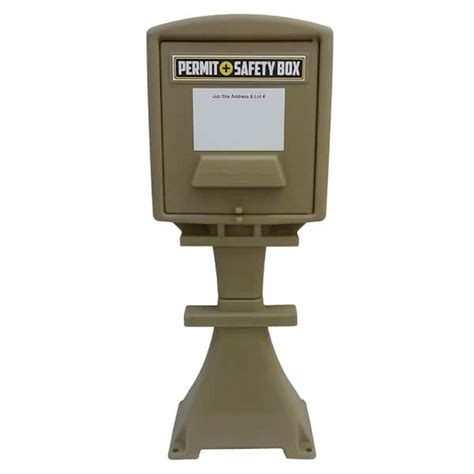 42 In X 26 In Permit Plus Safety Box All Weather Free Standing