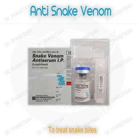 Lyophilized Antiserum Ip Snake Venom At Rs 525piece Anti Snake Venom