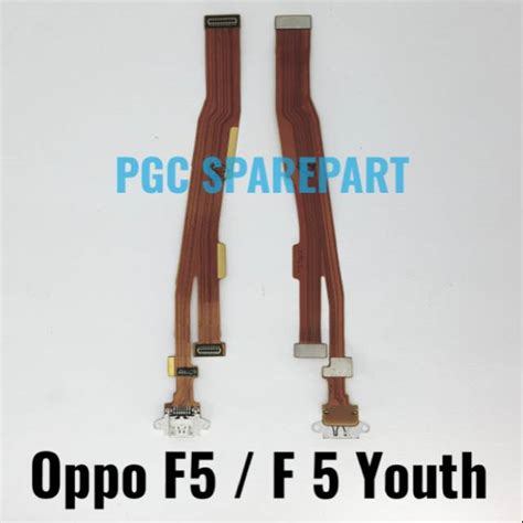 Jual Original Flexible Connector Charger Oppo F5 F5 Youth Flexibel Fleksibel Konektor Cas