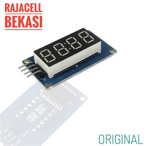 Jual 4 Digit Display 7 Seven Segment Red For Diy Clock Arduino Shopee