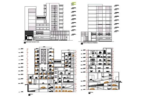 Building Dwg File Cadbull