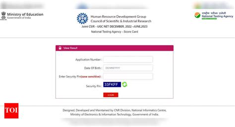 CSIR UGC NET Result 2023 Declared On Csirnet Nta Nic In Direct Link Here Times Of India