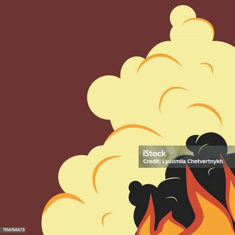 Api Api Dan Asap Ilustrasi Stok Unduh Gambar Sekarang Api