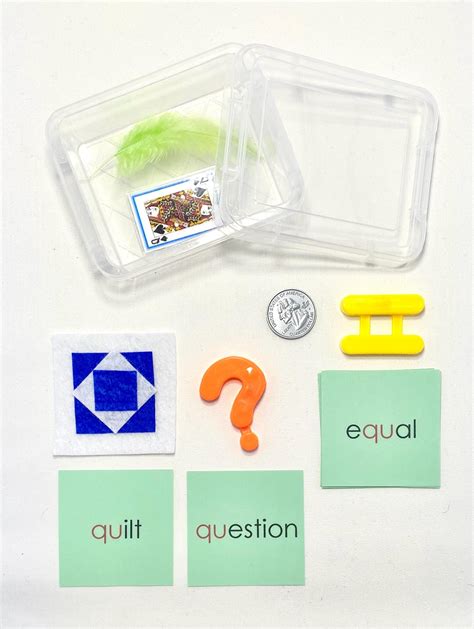 Montessori Phonogram Object Box Set One Sh Th Wh Qu Ch Etsy