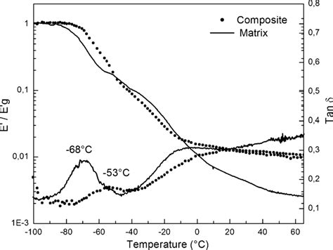 Isochronal Evolution Of The Logarithm Of The Relative Storage Modulus