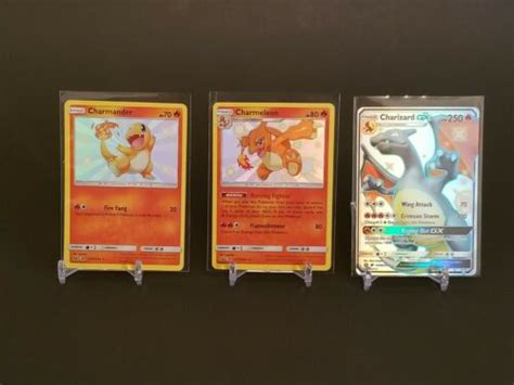 Pokemon Hidden Fates Hf Shiny Vault Charmander Sv6 Charmeleon Sv7