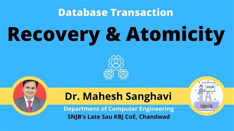 Database Transaction Recovery And Atomicity Youtube