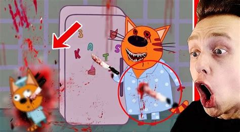 1 час Смотри ПАПА Убийца ТРЁХ Котов Жуткий Мультик ТРИ КОТА новая серия Мультфильмы НЕ для