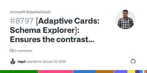 Adaptive Cards Schema Explorer Ensures The Contrast Between