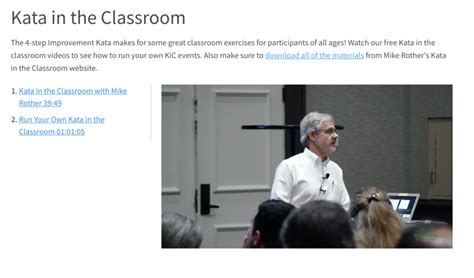 How To Run Kata In The Classroom Gemba Academy