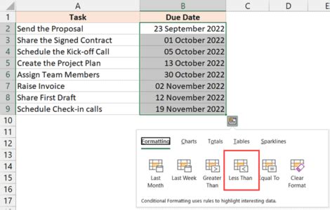 Highlight Dates Before Today In Excel An Easy Guide