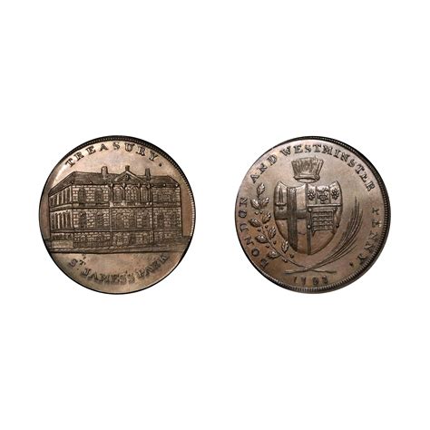 LOT Prattent S Middlesex Treasury Penny DH Rare LAST DRUID