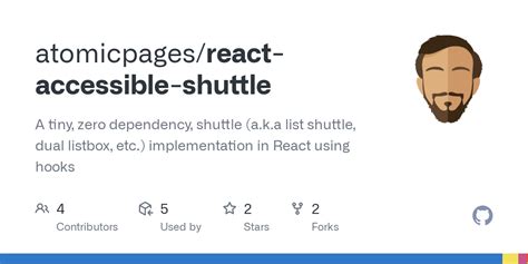 Github Atomicpages React Accessible Shuttle A Tiny Zero Dependency