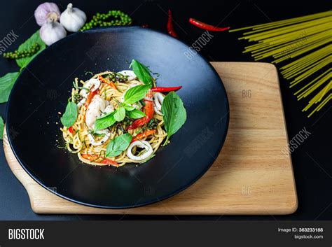 Delicious Spaghetti On Image And Photo Free Trial Bigstock
