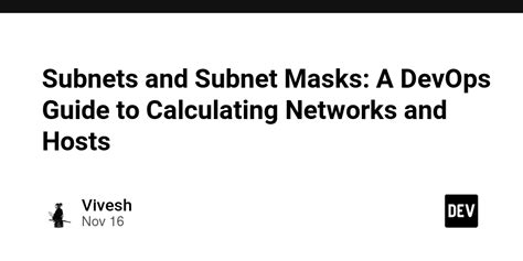 subnets and subnet masks a devops guide to calculating networks and