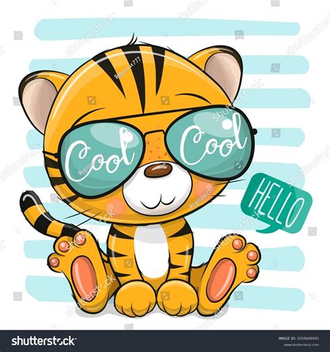 Tiger With Sun Glasses Over 76 Royalty Free Licensable Stock Vectors
