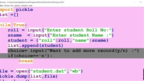 Python Tutorials Binary File P2 Youtube