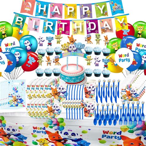 Buy Word Party Party Birthday Decorations Word Party Party Supplies