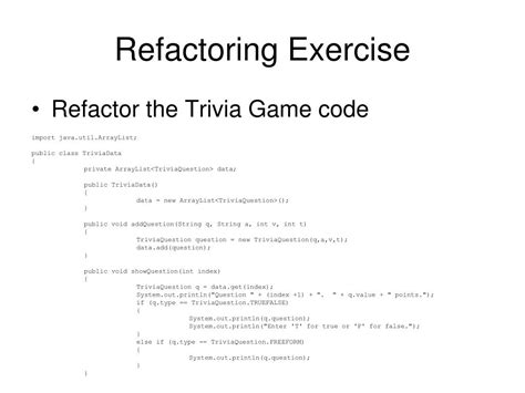 Ppt Introduction To Refactoring Powerpoint Presentation Free