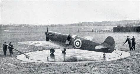Compass Swing Training On A Spitfire With An Early Version Fixed Pitch
